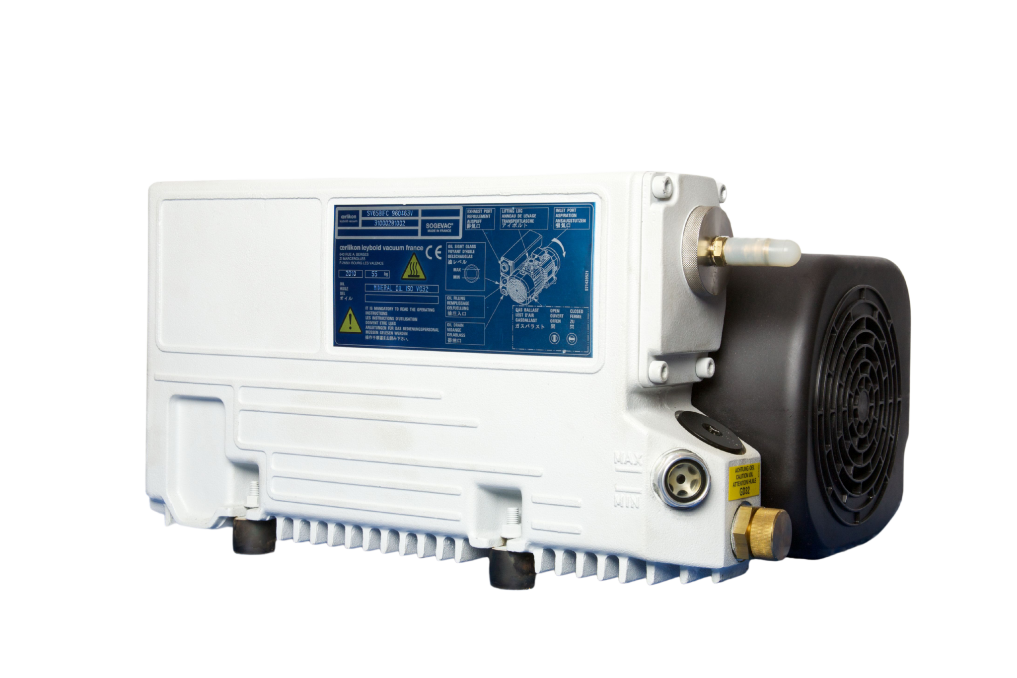 Leybold SOGEVAC SV65 BI Rotary Vane Vacuum Pump - Vacuum Precision